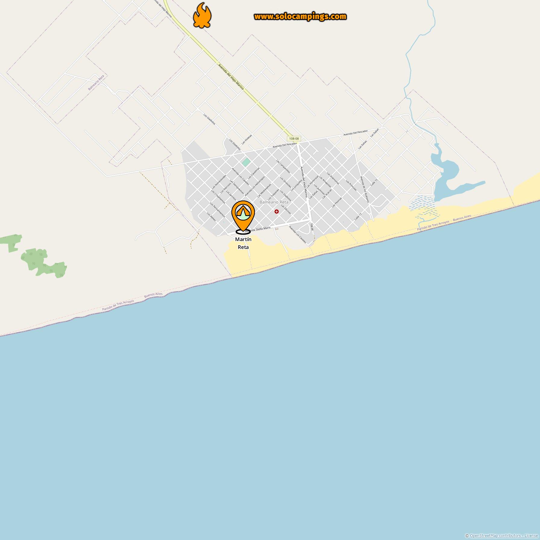 Camping Martín Reta, Reta, Buenos Aires, Argentina - Solo Campings